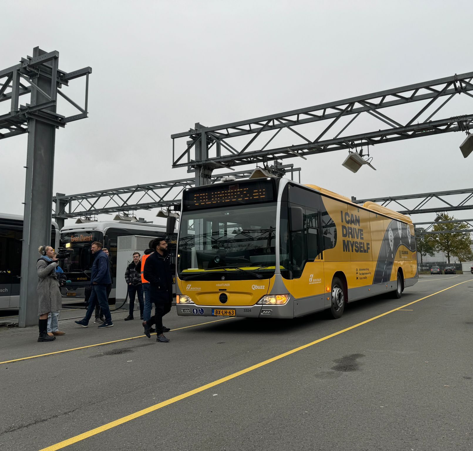 Demonstratie zelfrijdende bus – DK Nieuws